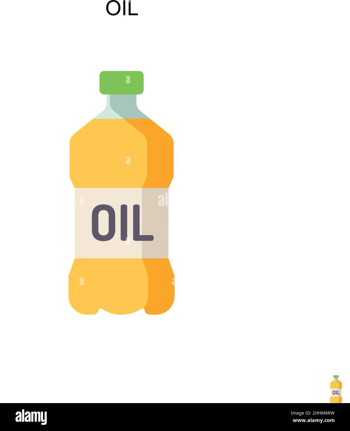 Oil Simple vector icon.Perfect color modern pictogram on editable ...