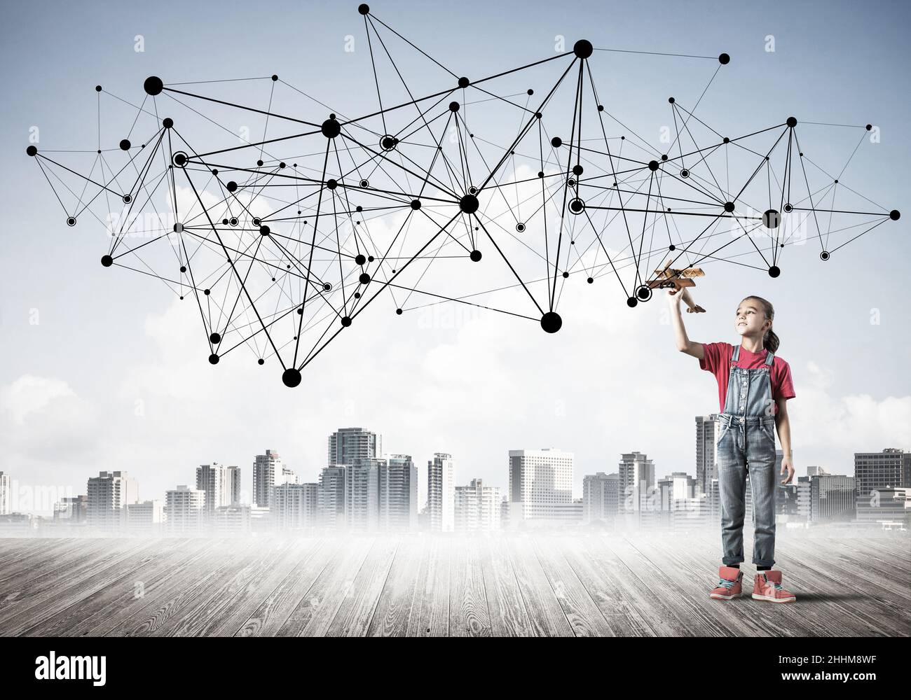 Concept of social wireless connection and internet use for ...