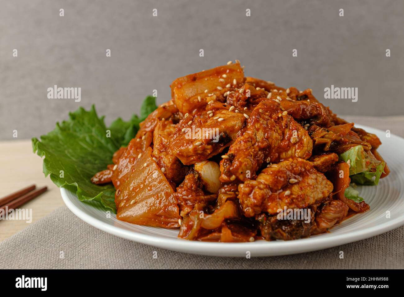 Close up korean kimchi hi-res stock photography and images - Alamy
