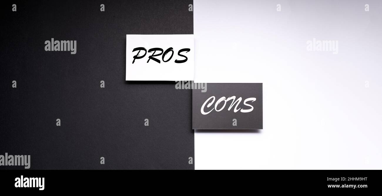 pros and cons decision making background ,for and against black and ...