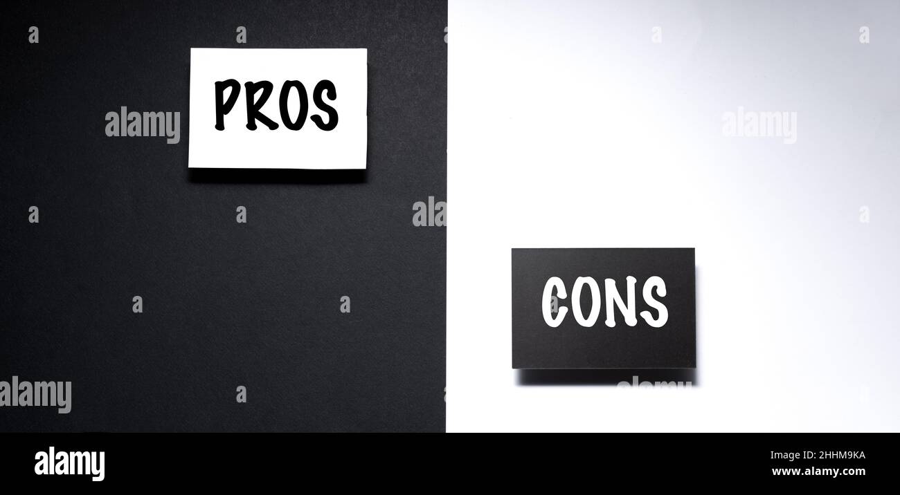 pros and cons decision making background ,for and against black and ...