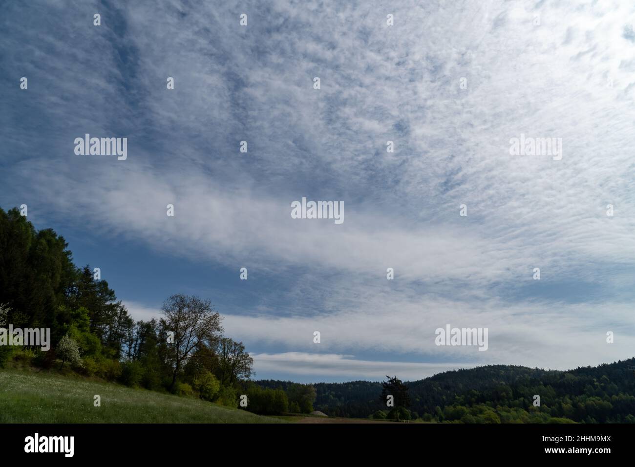 Cloud images with rain clouds and storm clouds in the landscape Stock ...