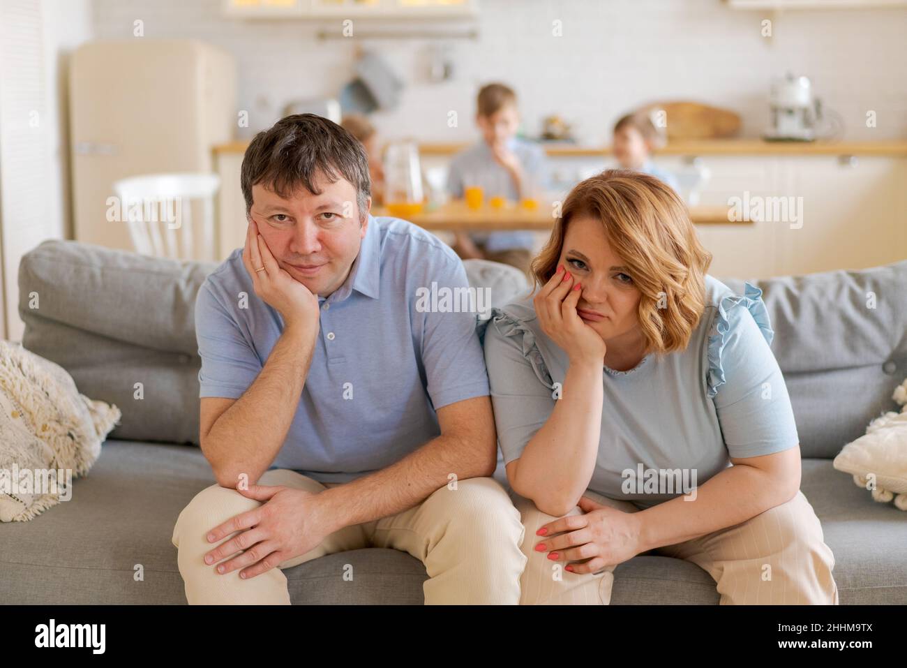 Frustrated dad children hi-res stock photography and images - Alamy