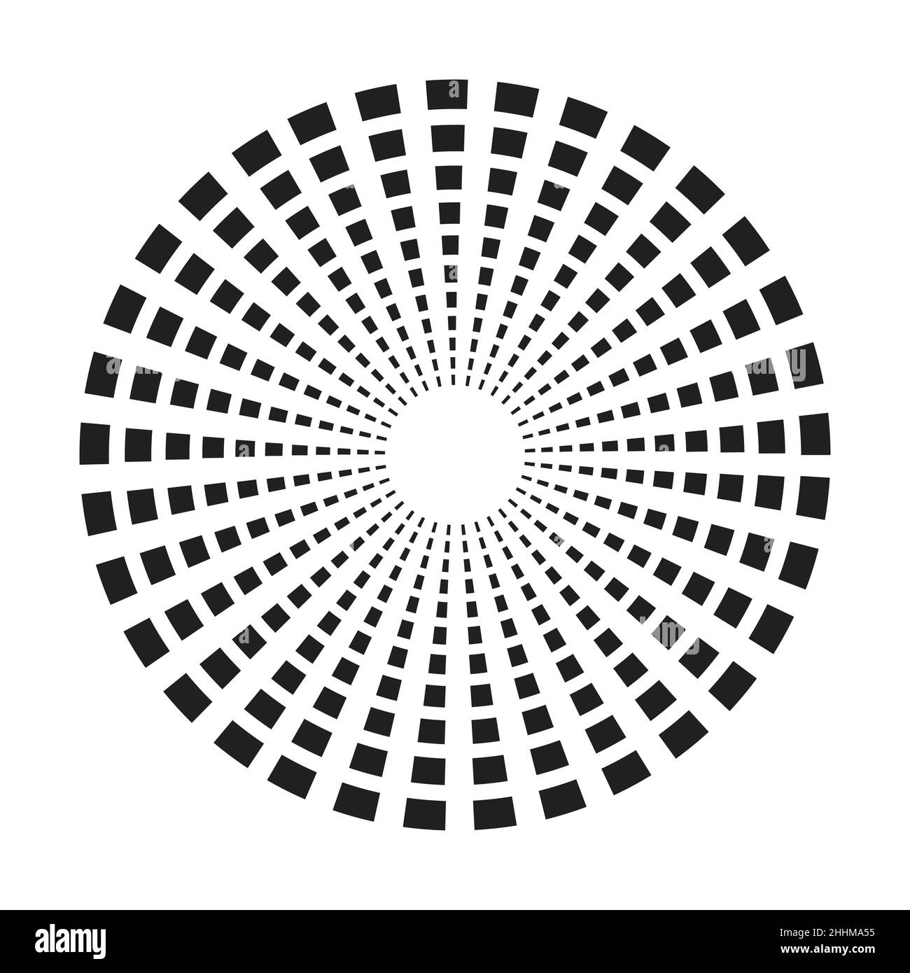 Abstract equalizer music sound wave circle vector icon symbol. logo ...