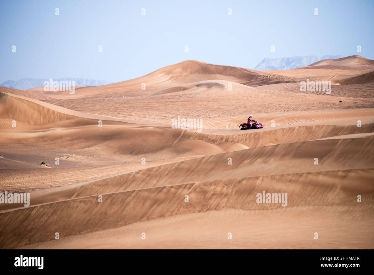 ATV Riding and Dune Bashing on a Desert Safari in Dubai, UAE Stock ...