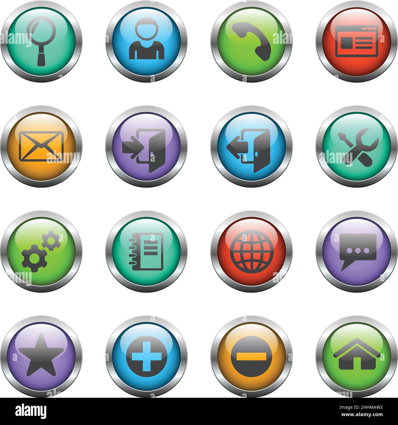 web tools icon set Stock Vector Image & Art - Alamy