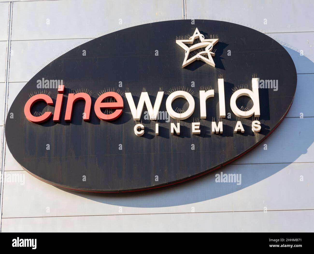CineWorld cinemas building, Cardinal Park, Ipswich, Suffolk, England ...