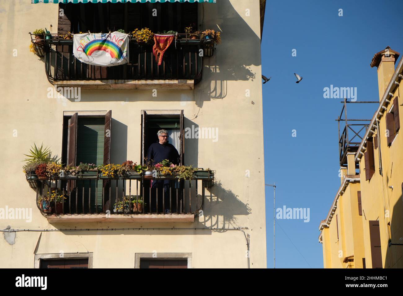 Life in Venice Stock Photo - Alamy