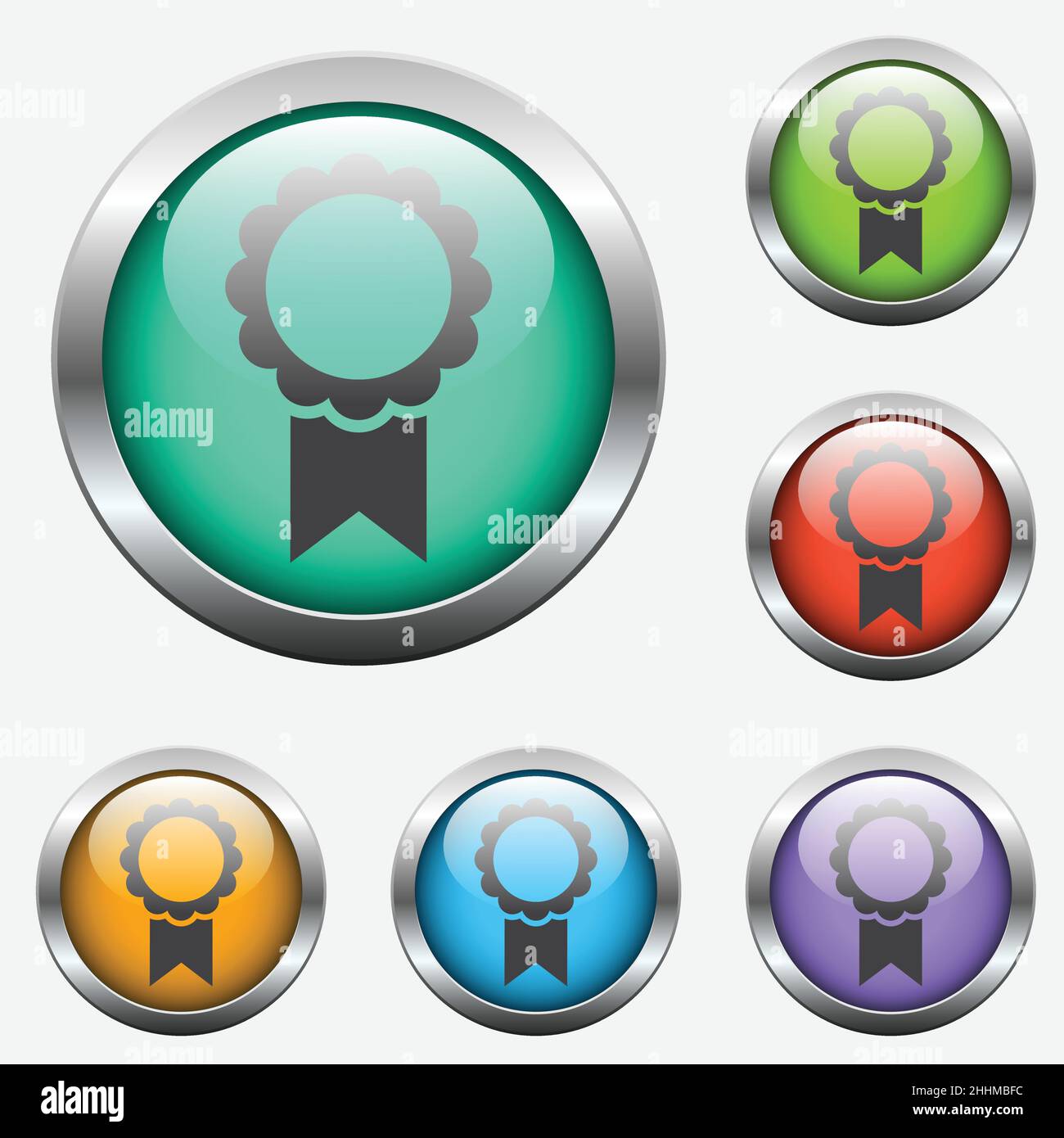 award glass buttons Stock Vector Image & Art - Alamy