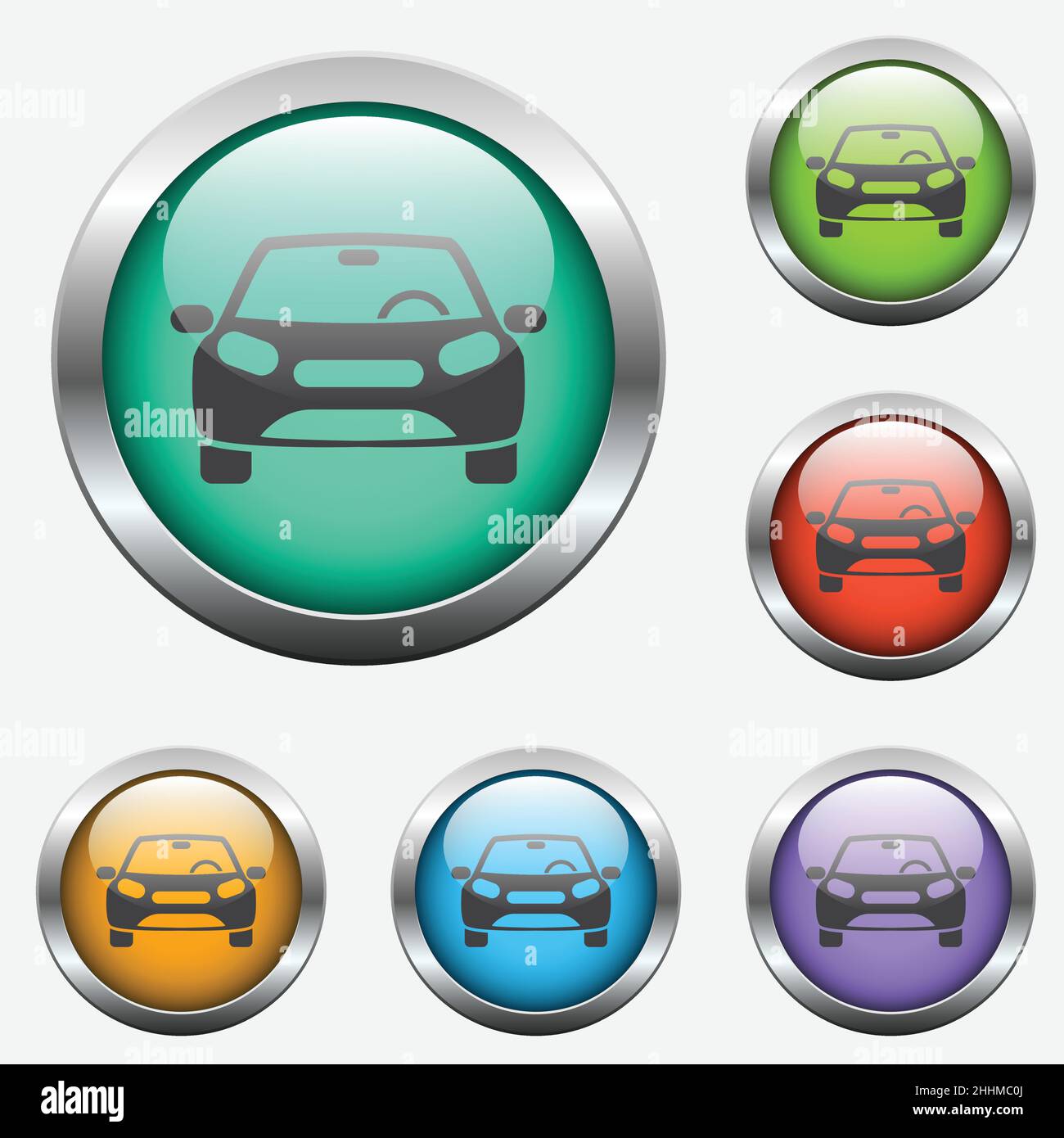 car glass buttons Stock Vector Image & Art - Alamy