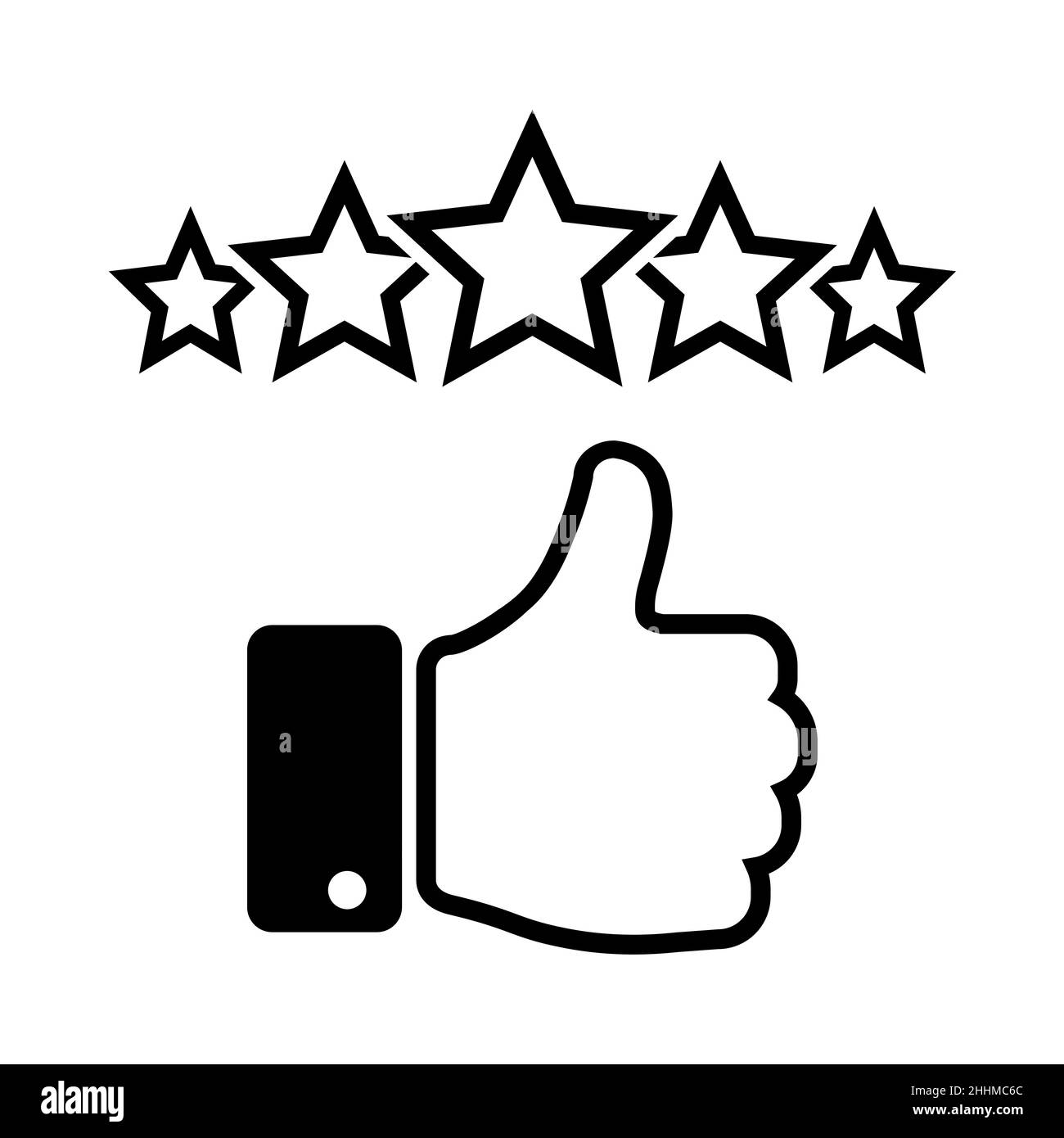 Customer review icon in flat style. Quality rating symbol. Feedback ...