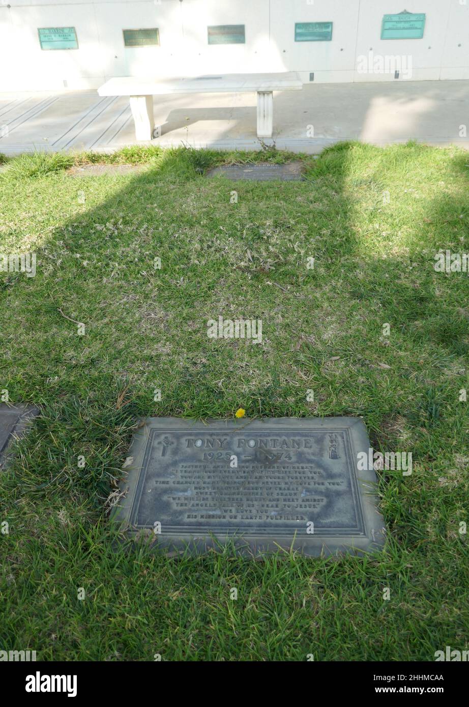 Los Angeles, California, USA 19th January 2022 Singer Tony Fontane's ...