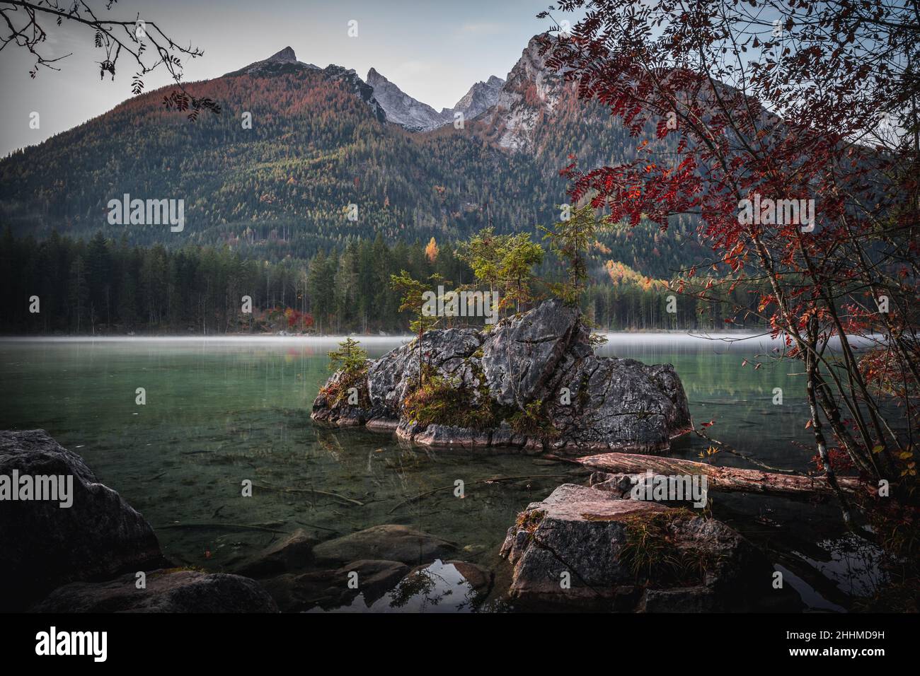 Fotos vom Hintersee beim Zauberwald in der Nähe des Bergsteigerdorfes ...