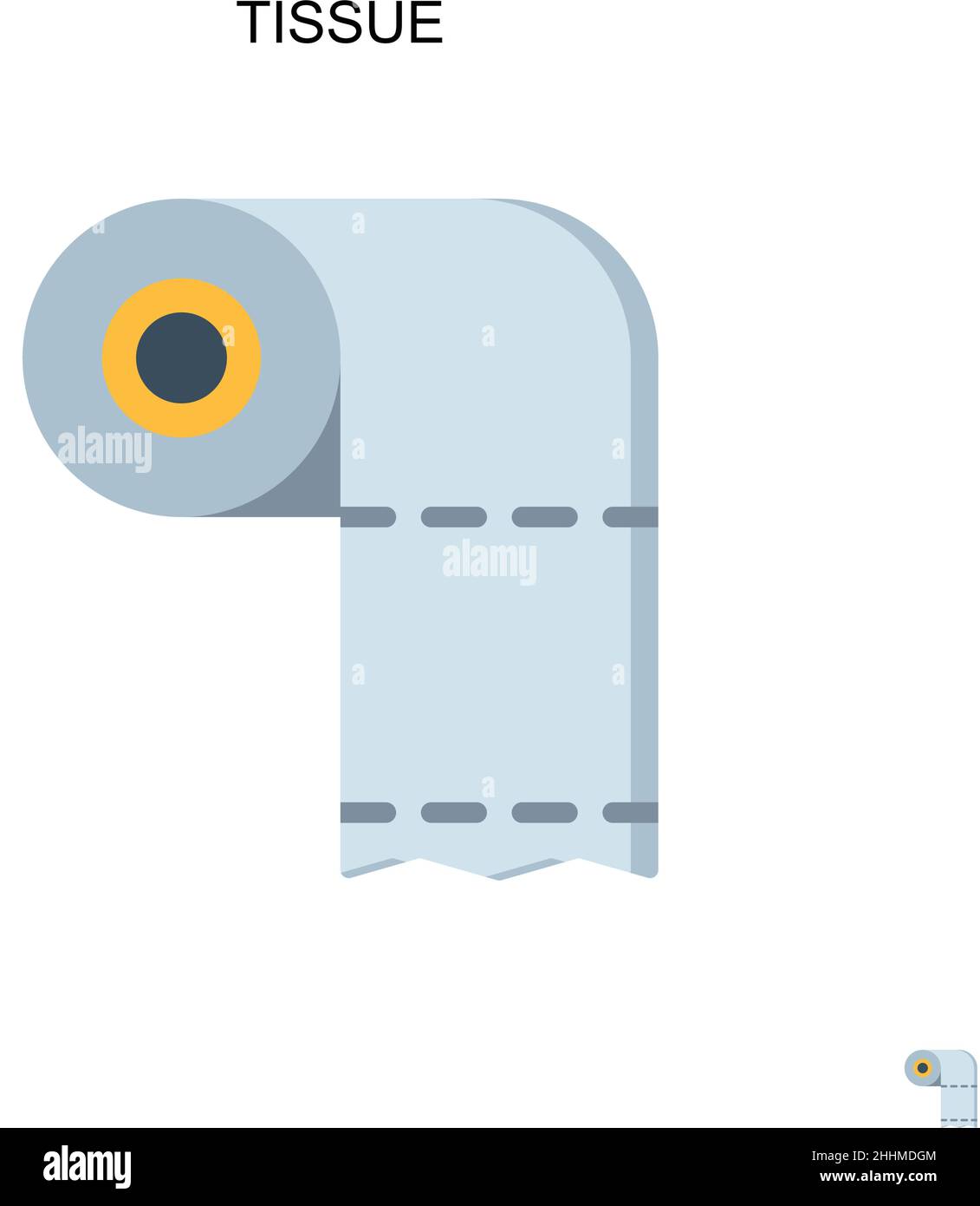 Tissue Simple vector icon.Perfect color modern pictogram on editable ...