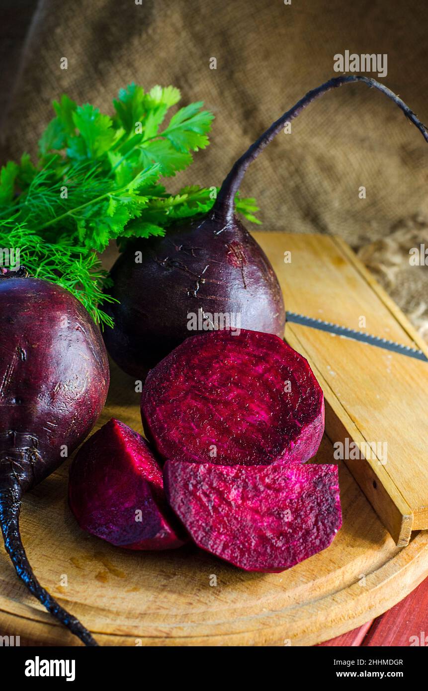 Raw beetroot hi-res stock photography and images - Alamy