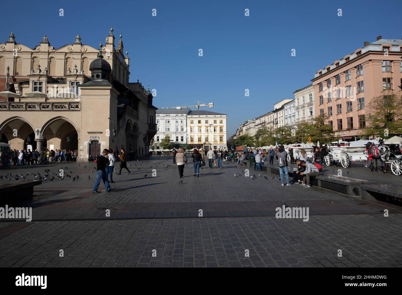 Market square in Krakow Poland Stock Photo - Alamy