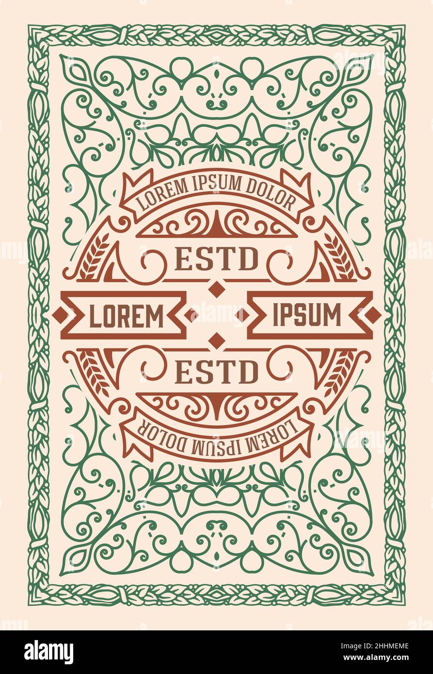 Western card with vintage style Stock Vector Image & Art - Alamy