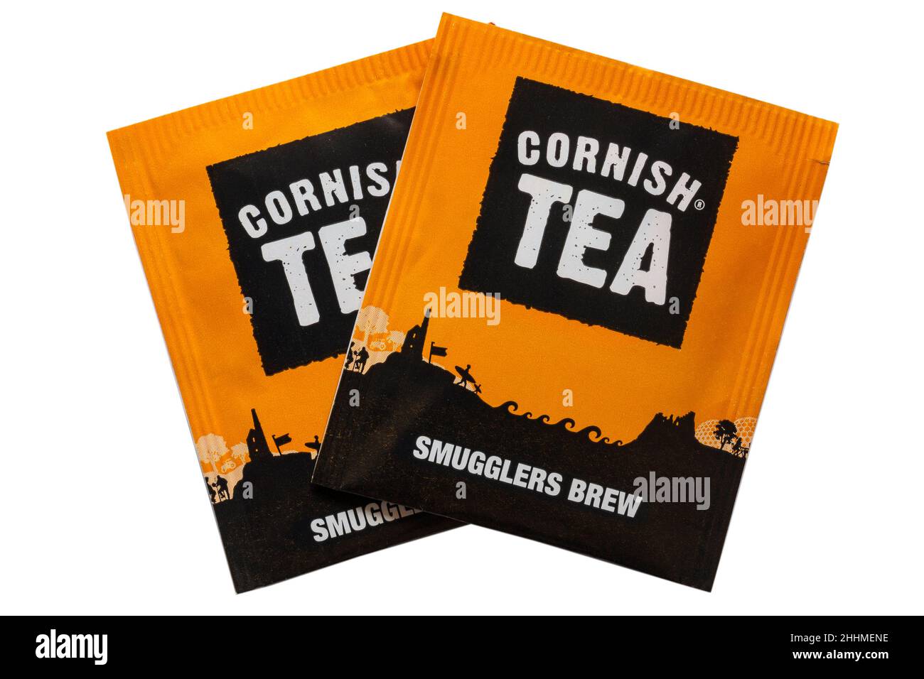 Cornish Tea Smugglers Brew teabags tea bags isolated on white ...
