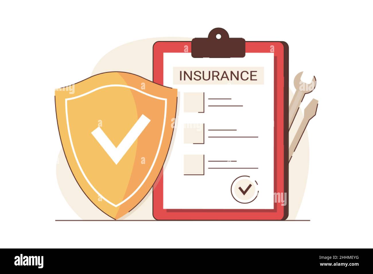 Car accident claim form Stock Vector Images - Alamy