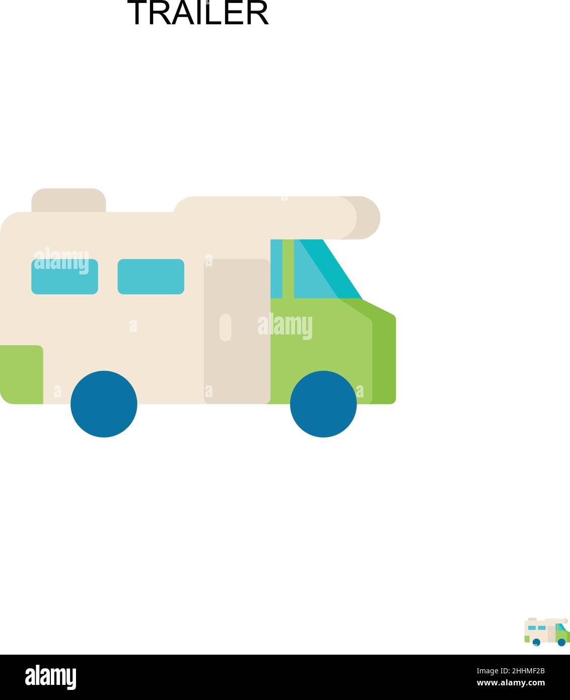 Rv on highway Stock Vector Images - Alamy