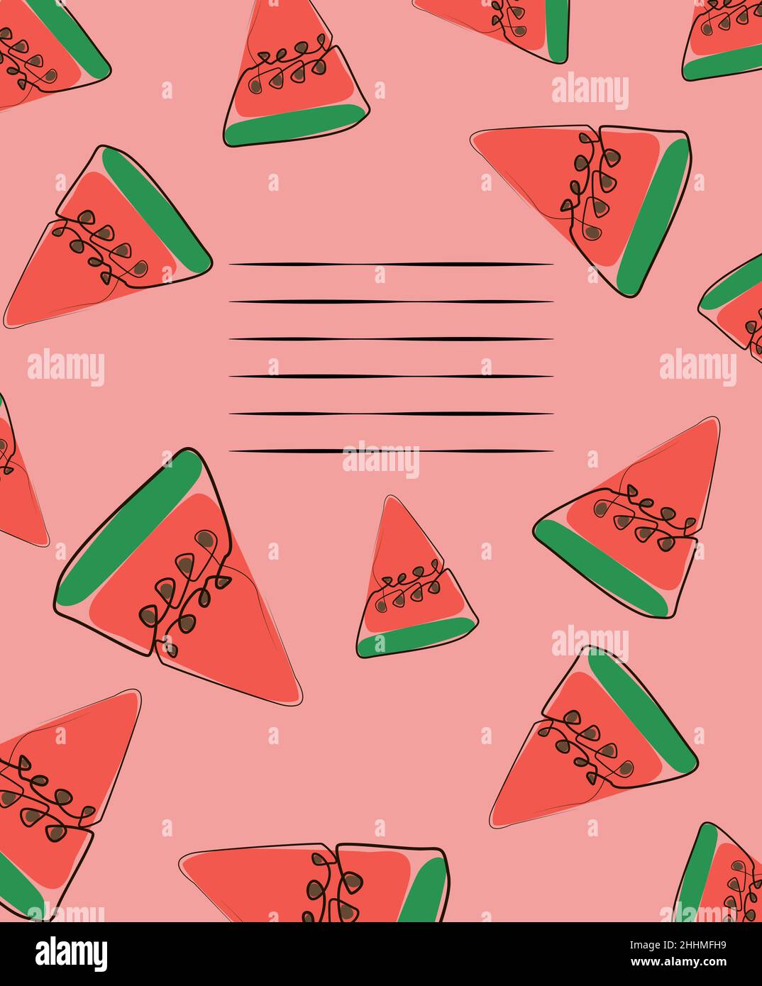 Exotic watermelon , collected in a composition on a pink background ...