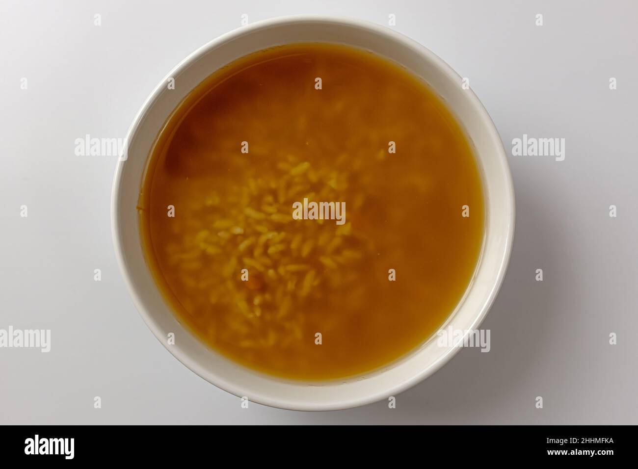 Pumpkin Sikhye on a white background Stock Photo - Alamy