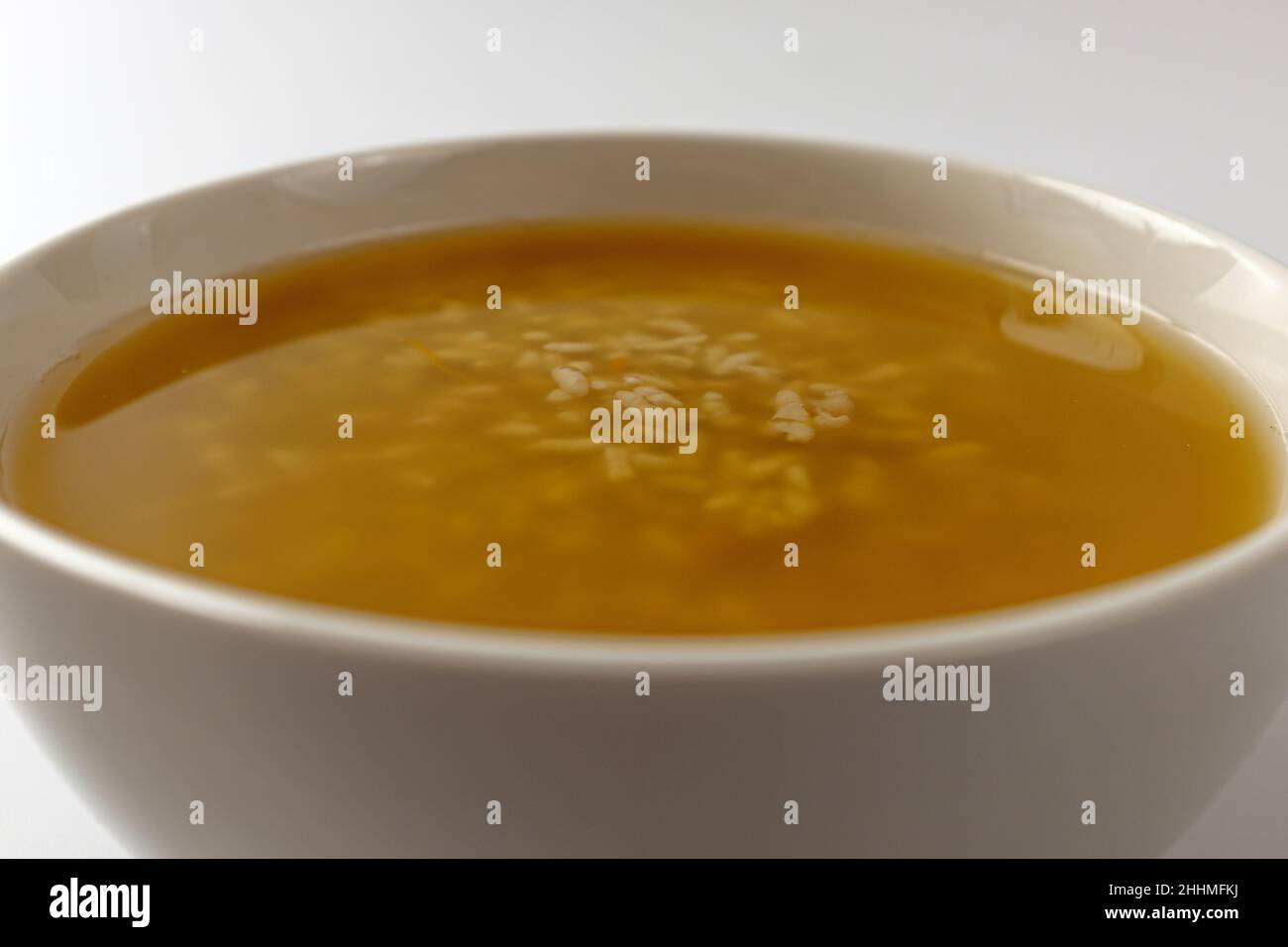 Pumpkin Sikhye on a white background Stock Photo - Alamy