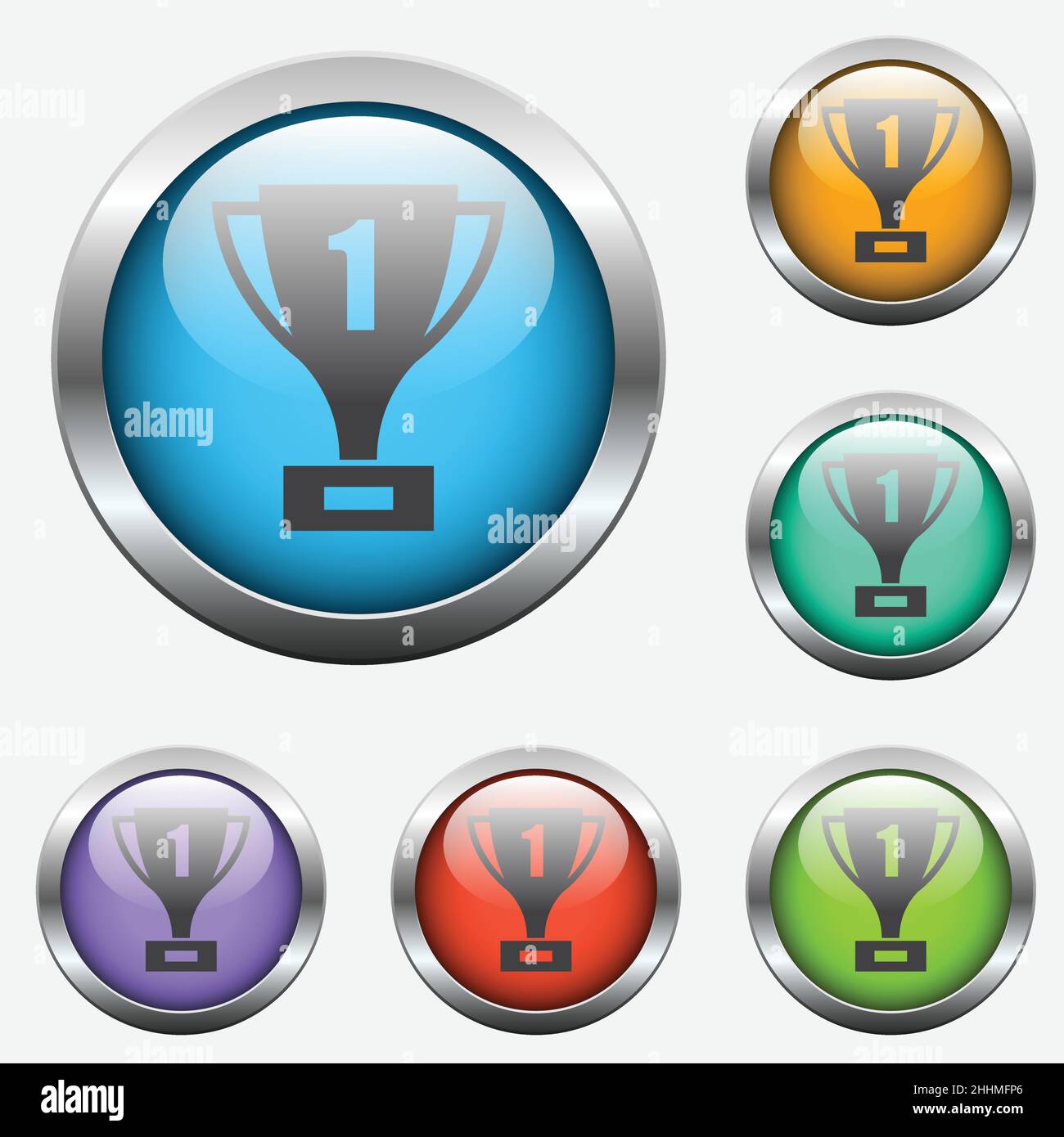 trophy cup glass buttons Stock Vector Image & Art - Alamy
