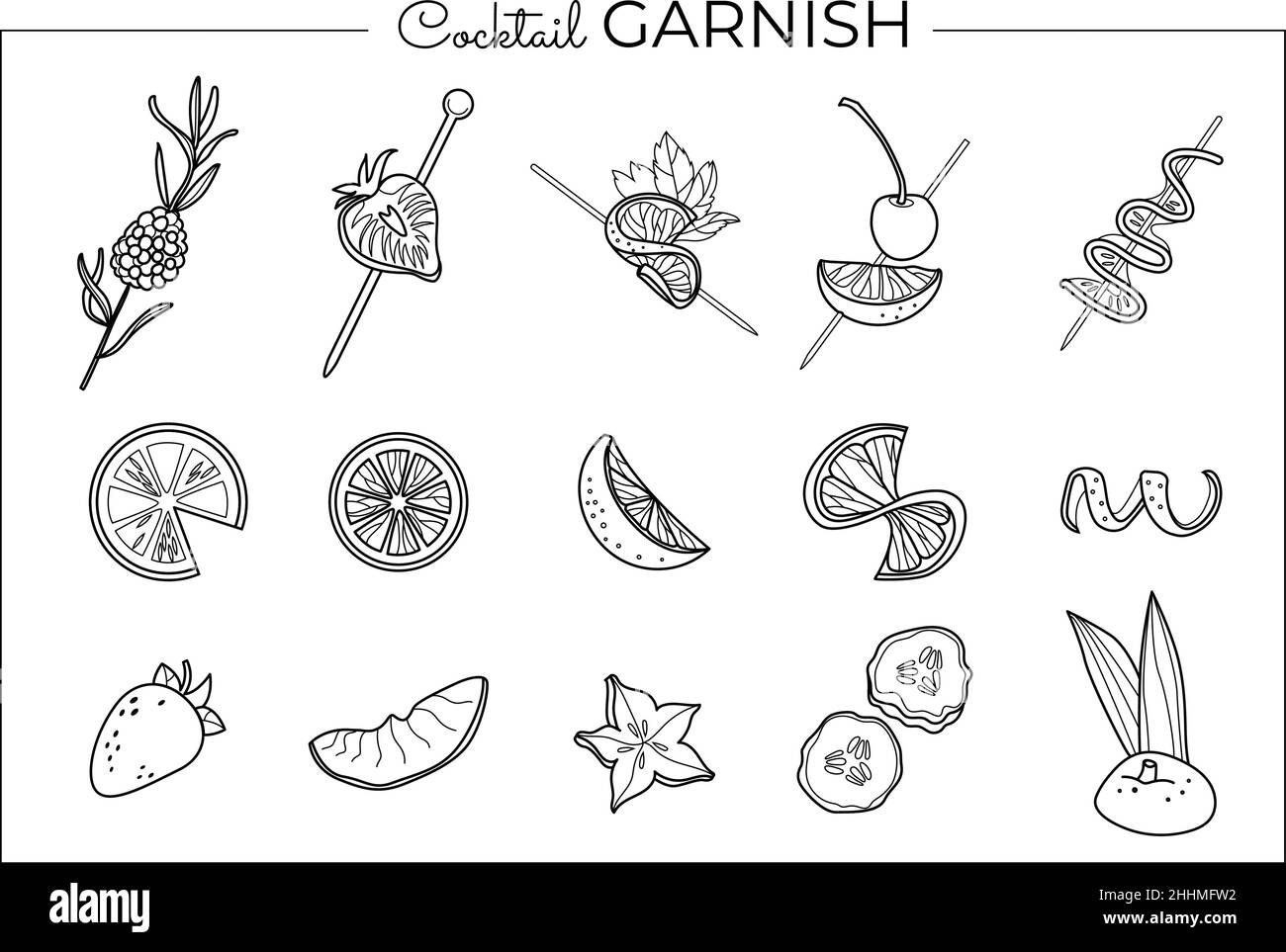 Tasty garnish Stock Vector Images - Alamy