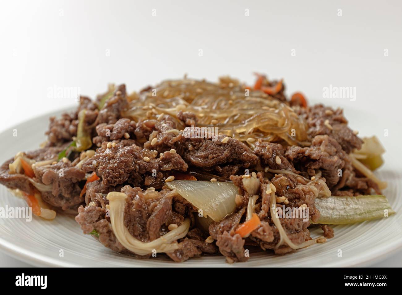 Korean beef bulgogi hi-res stock photography and images - Alamy
