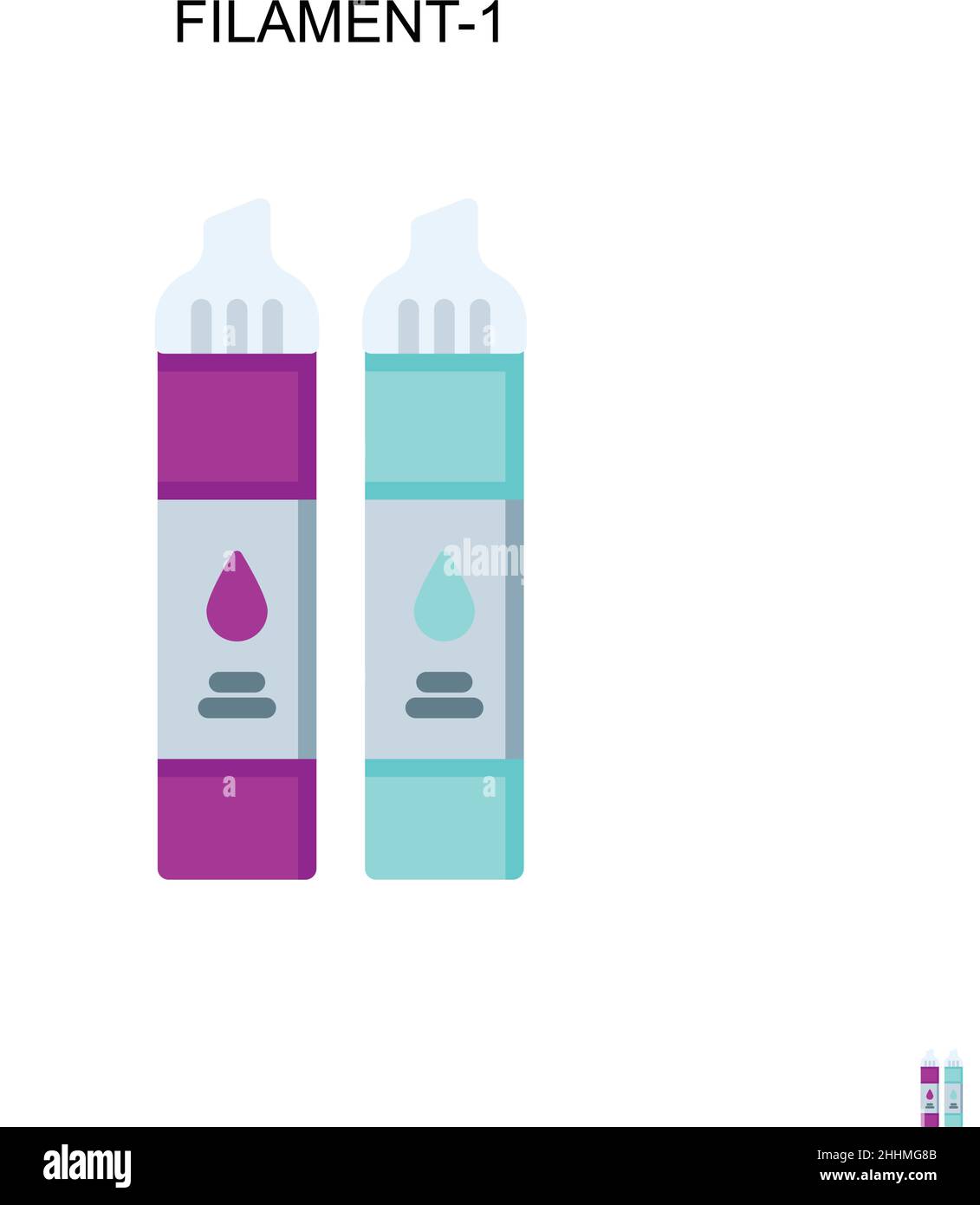 Filament-1 Simple vector icon.Perfect color modern pictogram on ...