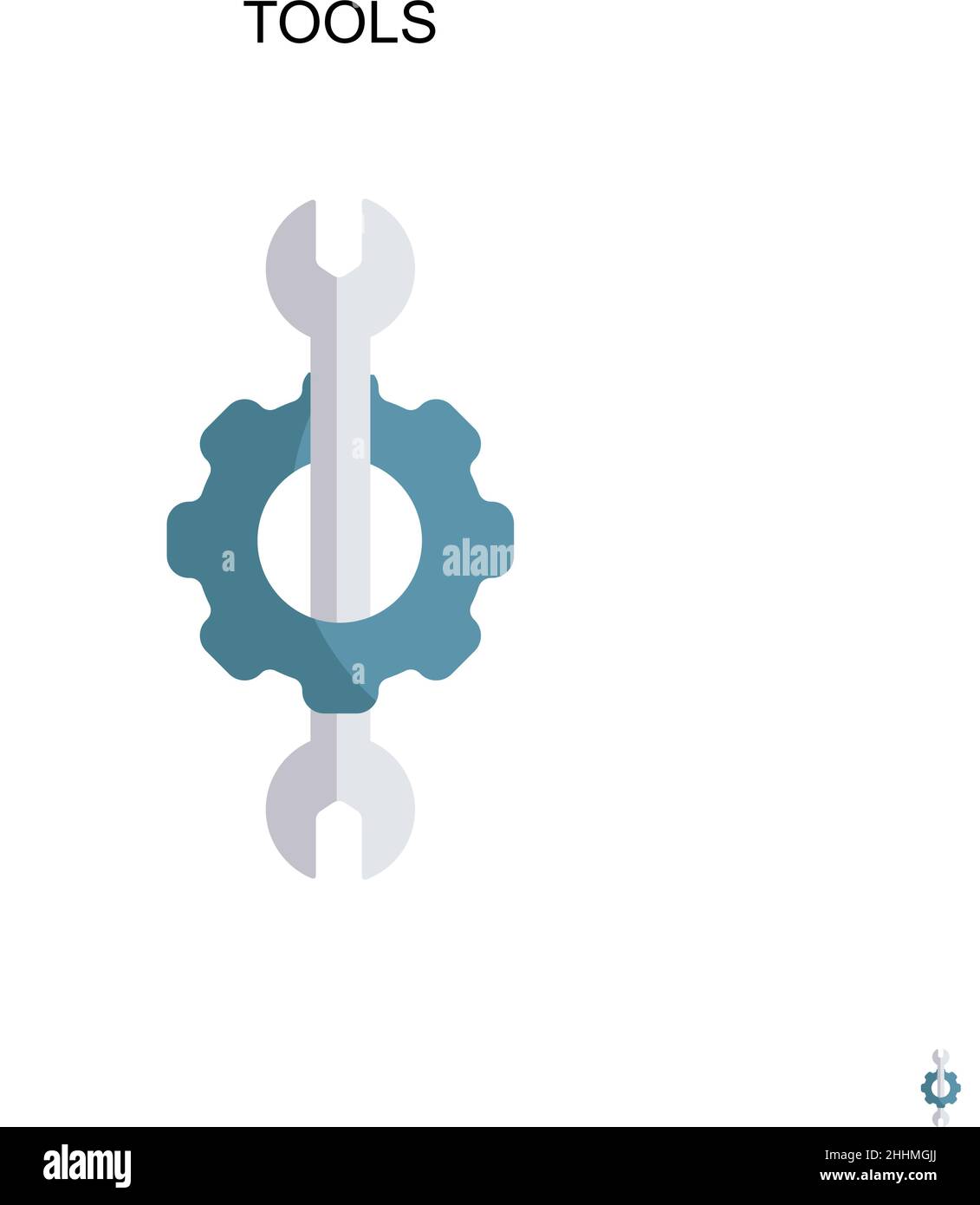 Tools Simple vector icon.Perfect color modern pictogram on editable ...