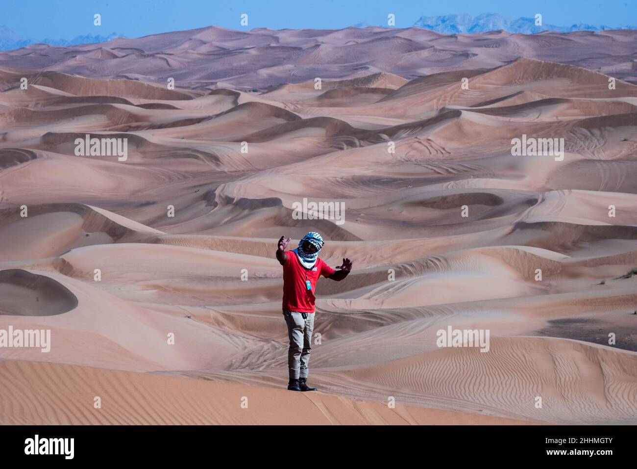 ATV Riding and Dune Bashing on a Desert Safari in Dubai, UAE Stock ...