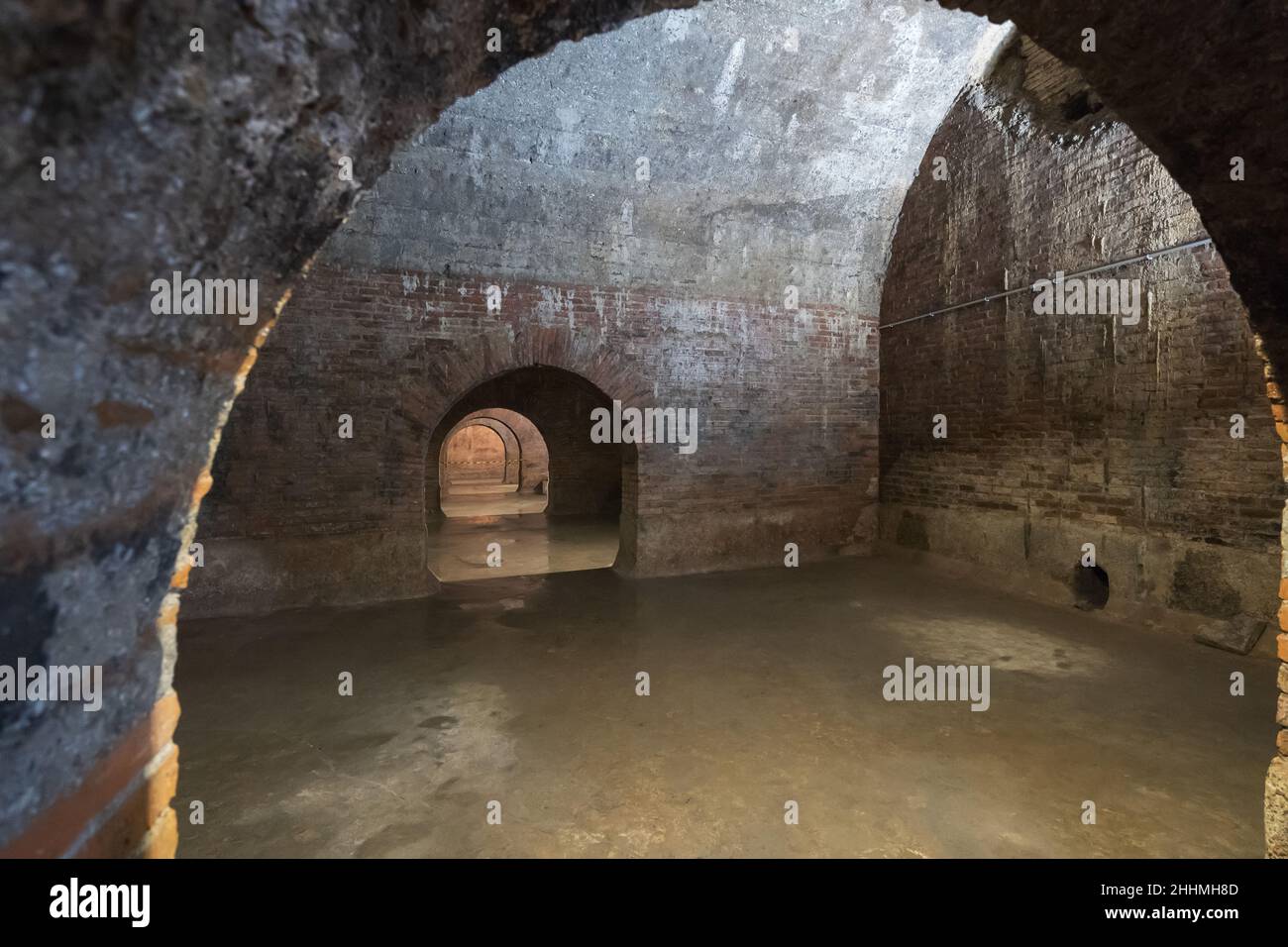 Roman cisterns, Fermo, Marche, Italy, Europe Stock Photo - Alamy