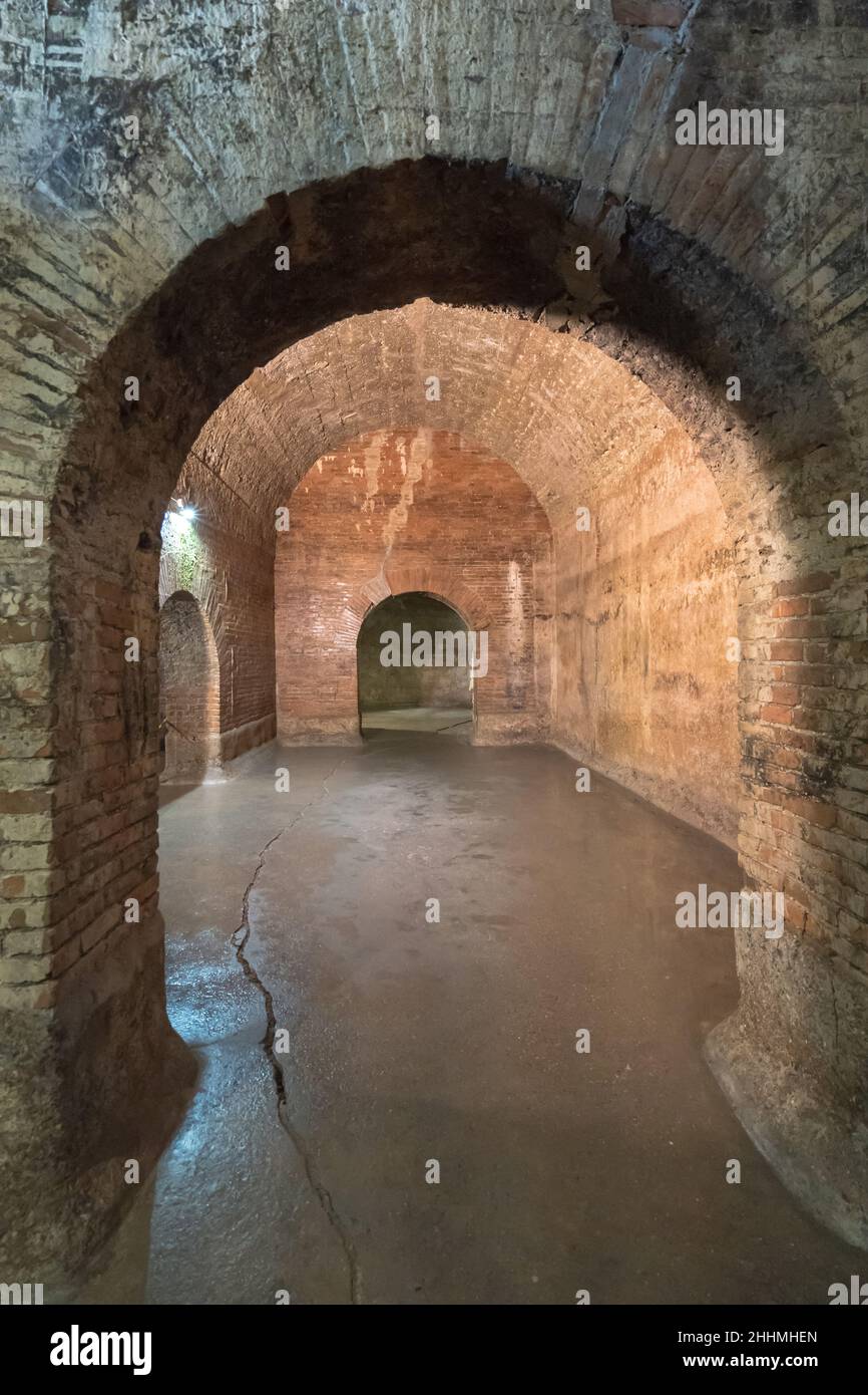 Roman cisterns, Fermo, Marche, Italy, Europe Stock Photo - Alamy