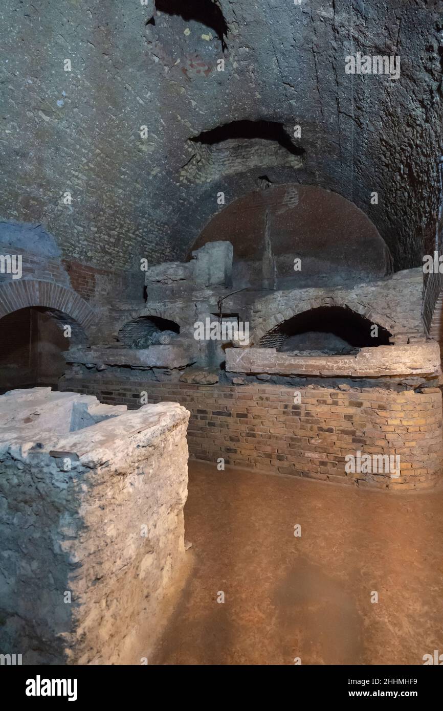 Roman cisterns, Fermo, Marche, Italy, Europe Stock Photo - Alamy