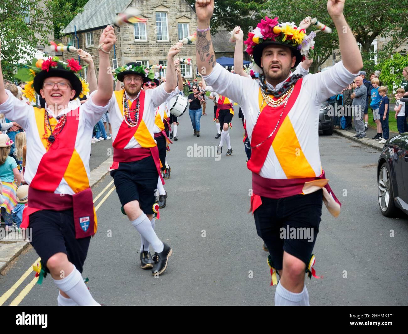 Rothbury Folk Festival 2021 Newcastle Kingsmen Morris Dancers Stock ...