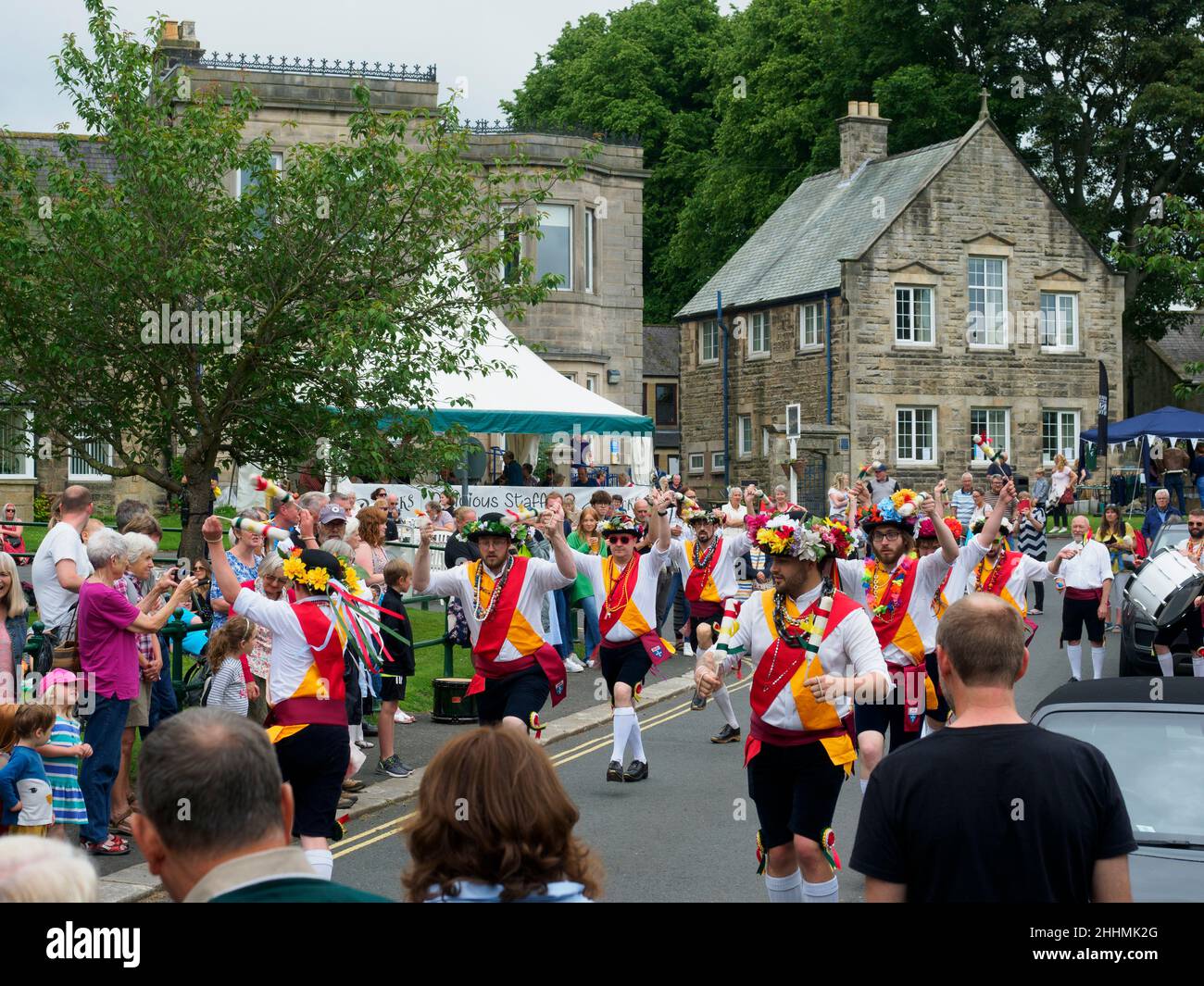 Rothbury Folk Festival 2021 Newcastle Kingsmen Morris Dancers Stock ...