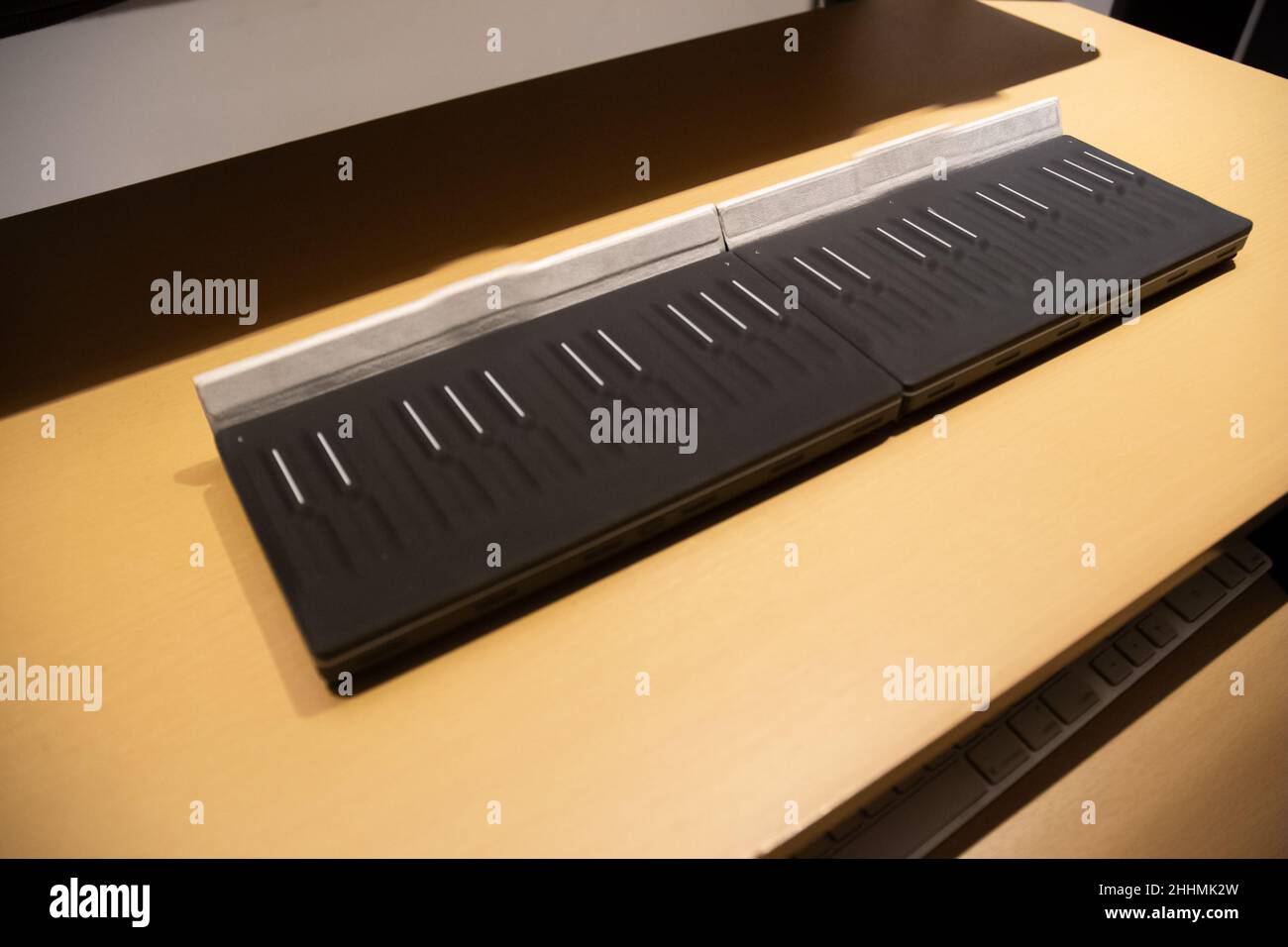 Instrument controller in a recording studio for digital music composers ...