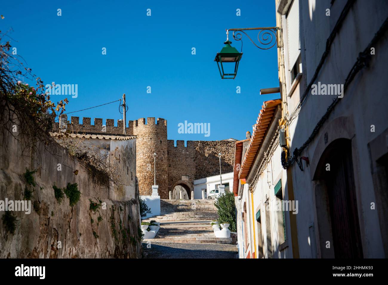 the Castelo in the old Town of Estremoz in Estremoz in Portugal ...