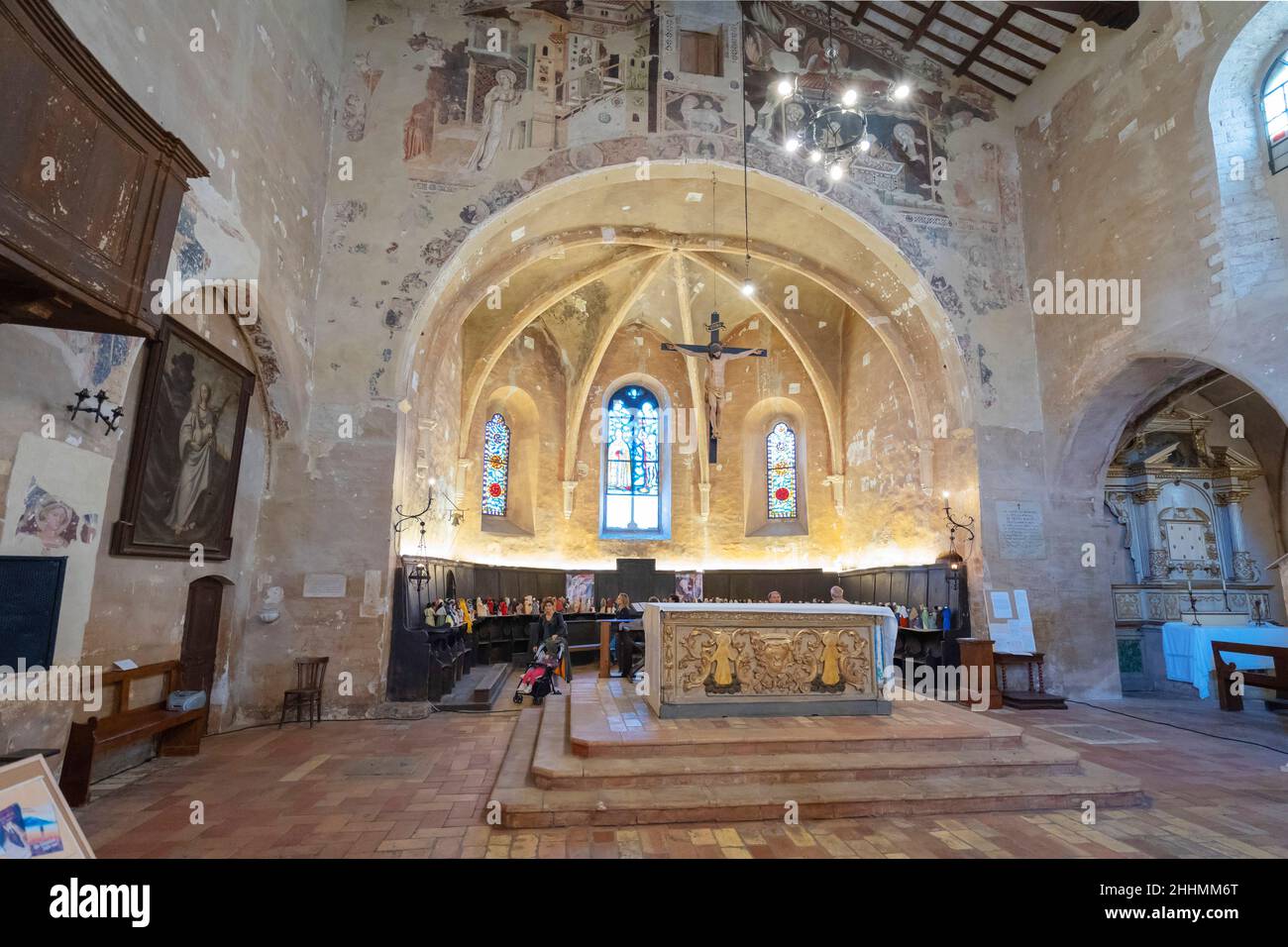 Montefalco santagostino church hi-res stock photography and images - Alamy