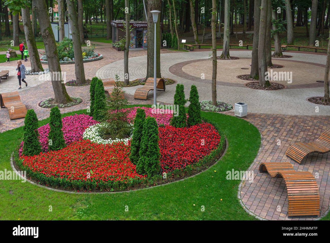 Guryevsk, children's park of sensitive development, Kaliningrad region ...