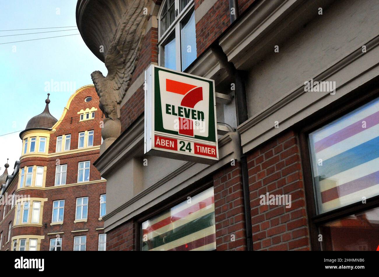 Copenhagen/Denmark./25 January 2022/.7 eleven or seven and eleven chain ...