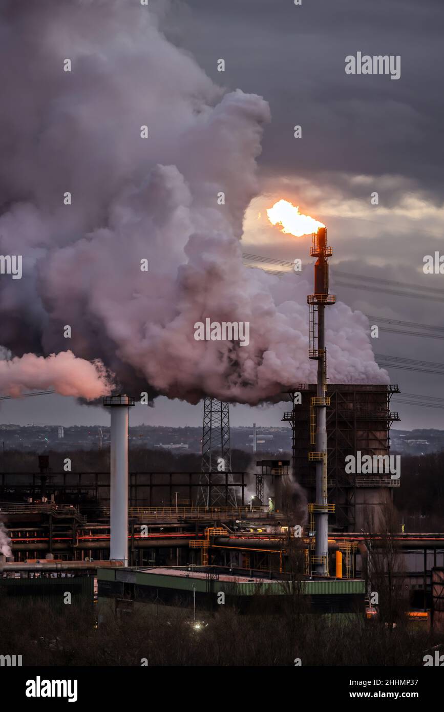 Coke oven gas flare hi-res stock photography and images - Alamy