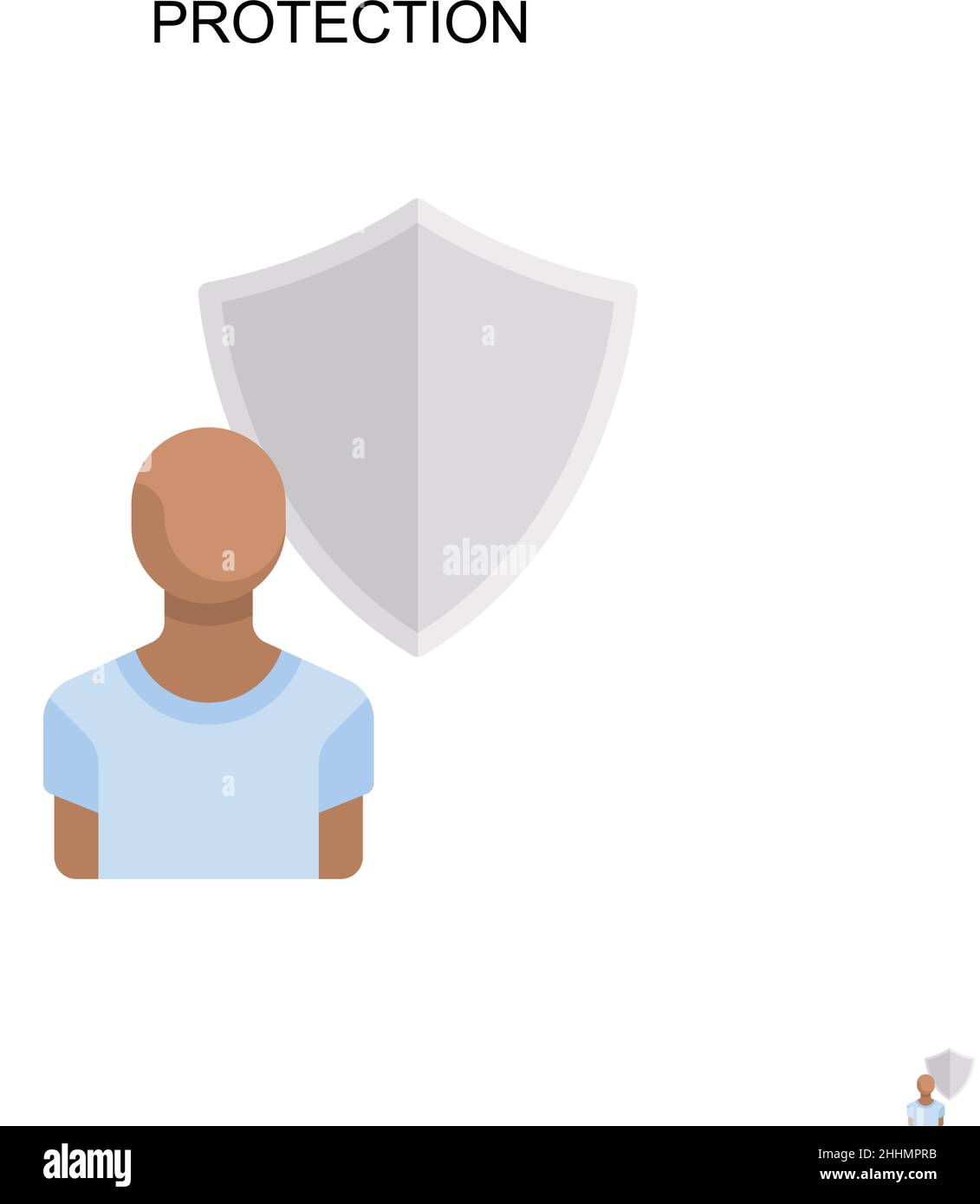 Protection Simple vector icon.Perfect color modern pictogram on ...