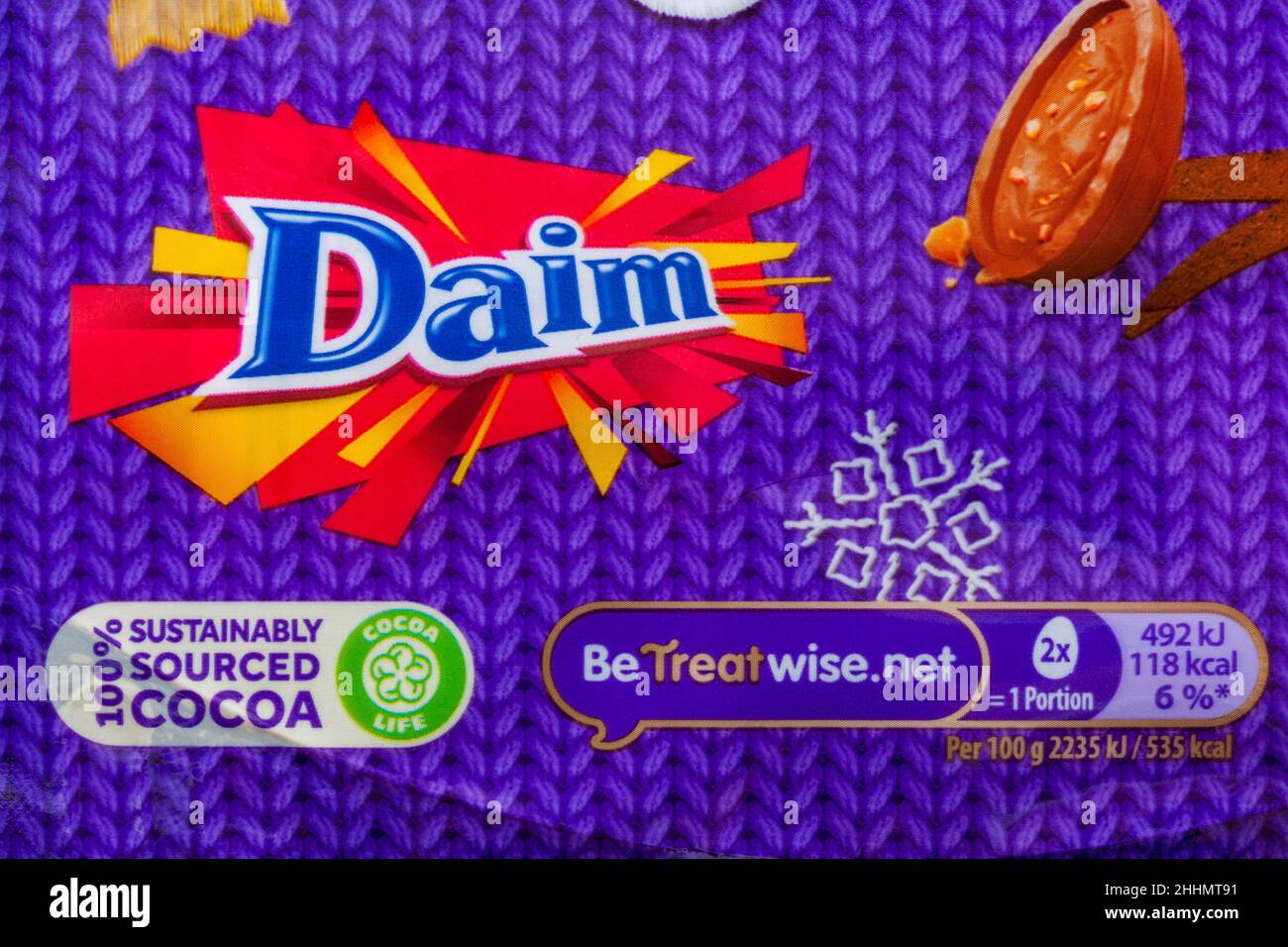 100% sustainably sourced cocoa - Cocoa Life symbol CocoaLife on packet ...