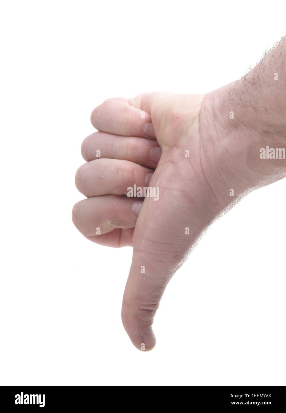 hand with finger isolated on the white Stock Photo - Alamy