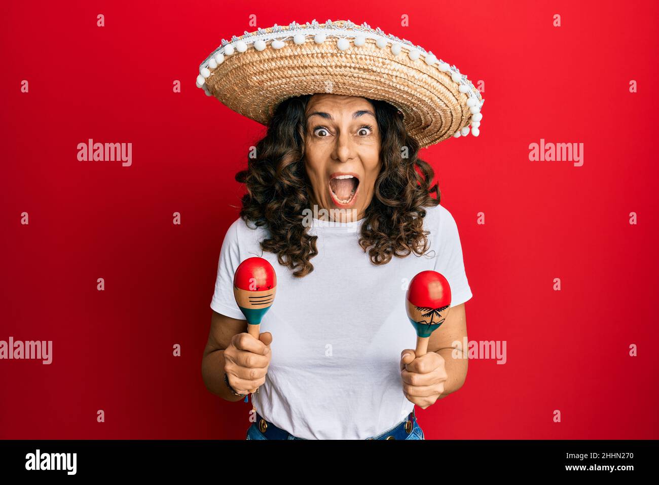 Crazy Mexican Girl The Face Of A Mexican Girl Excited Because The