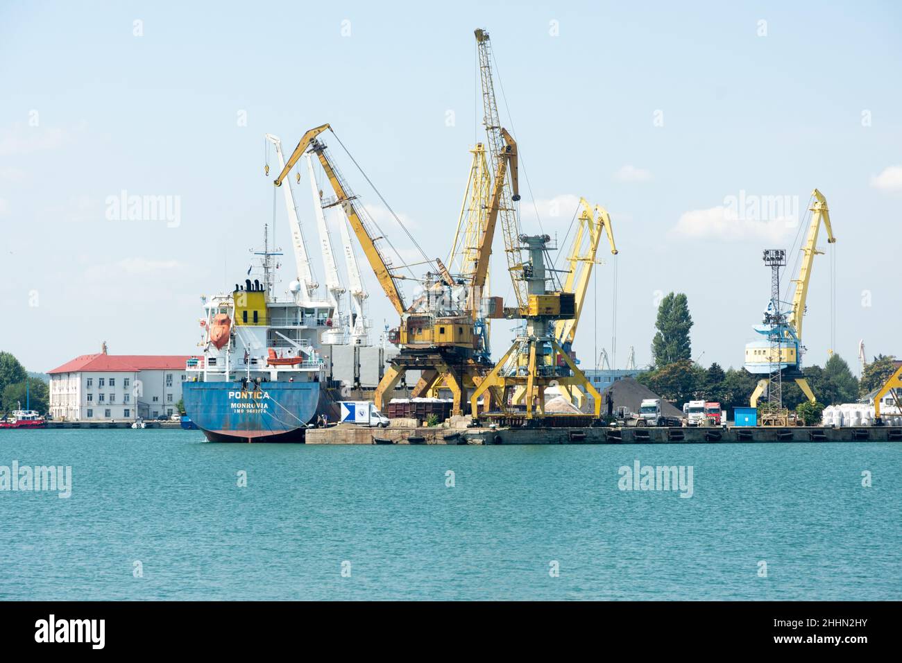 Industrial port in burgas hi-res stock photography and images - Alamy