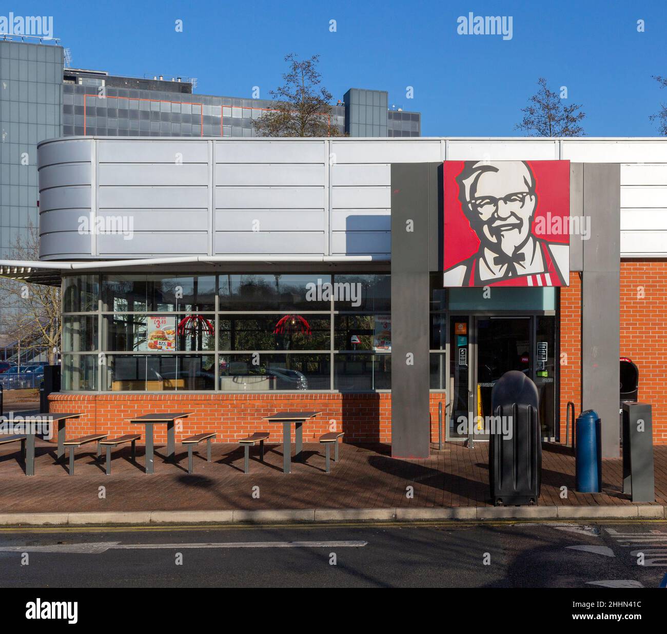 Kentucky Fried Chicken fast-food outlet, Ipswich, Suffolk, England, UK ...